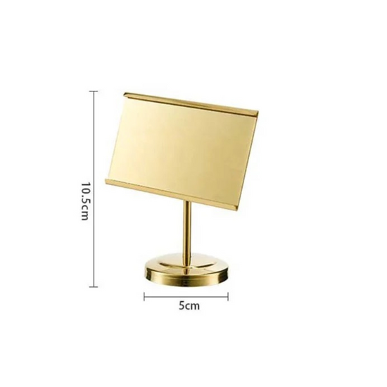 Buffet Dish Name Display Stand - Gold Card Holder - 10 cm – Whites ...
